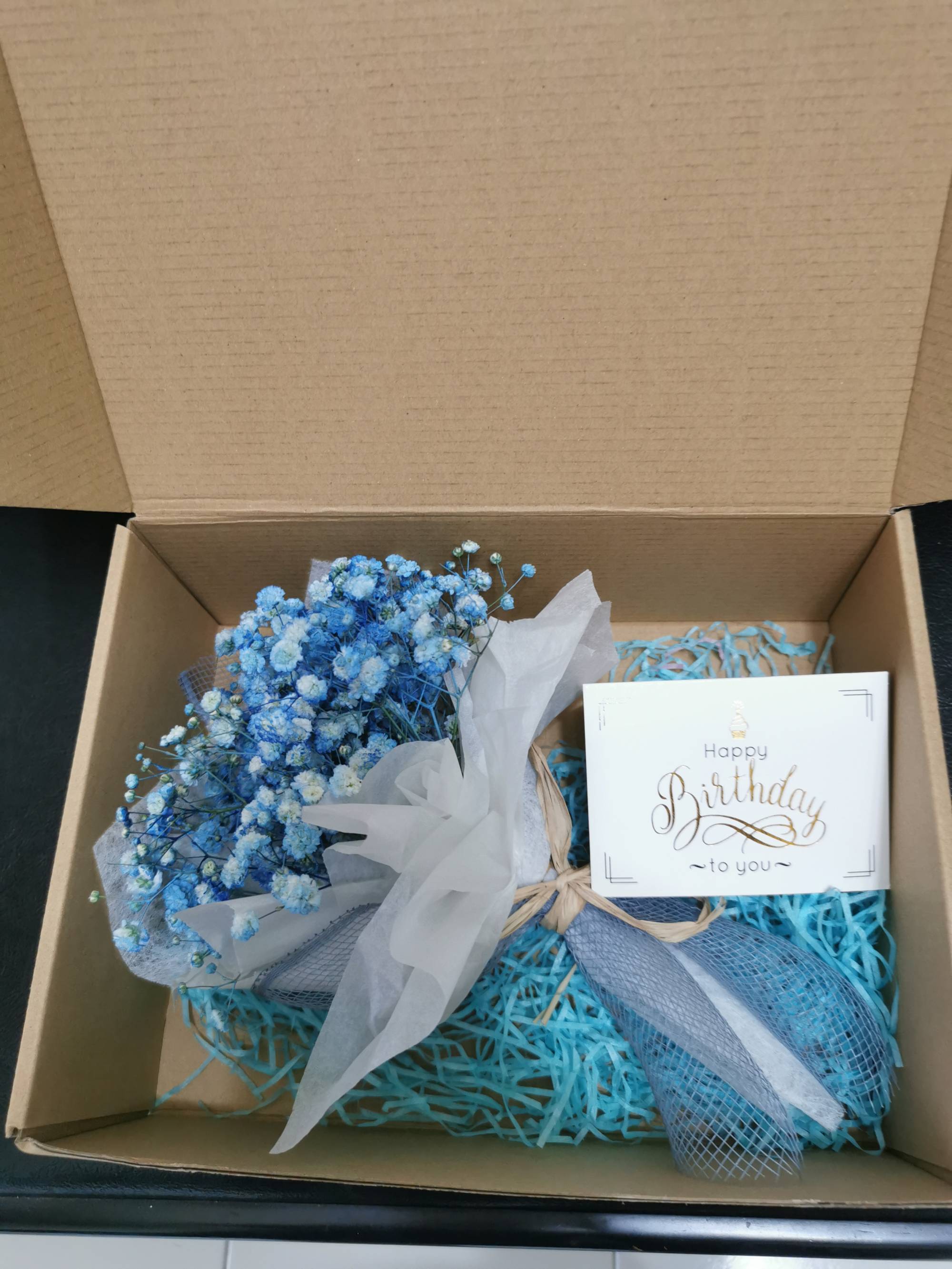 Dyeing Baby Breath in Box Set|KL Florist |Kuala Lumpur Online Florist ...