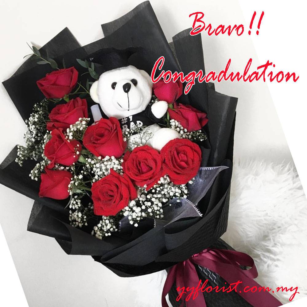 Graduation Roses Bouquet|Kuala Lumpur Online Florist Malaysia|YYDuet ...